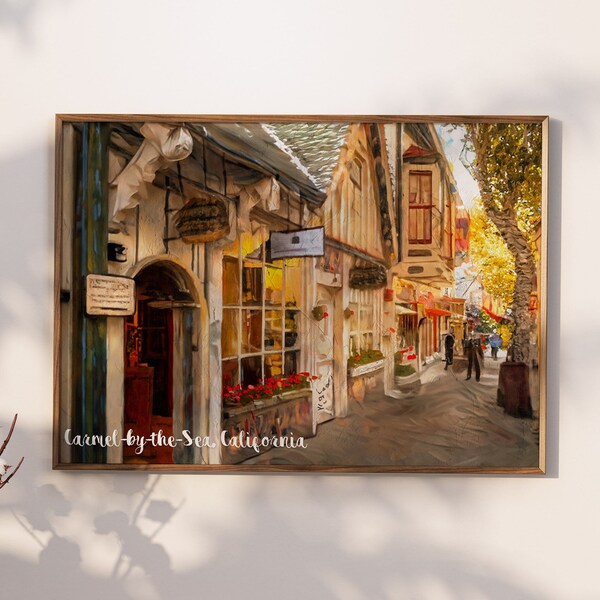 Carmel by the Sea Poster - Etsy