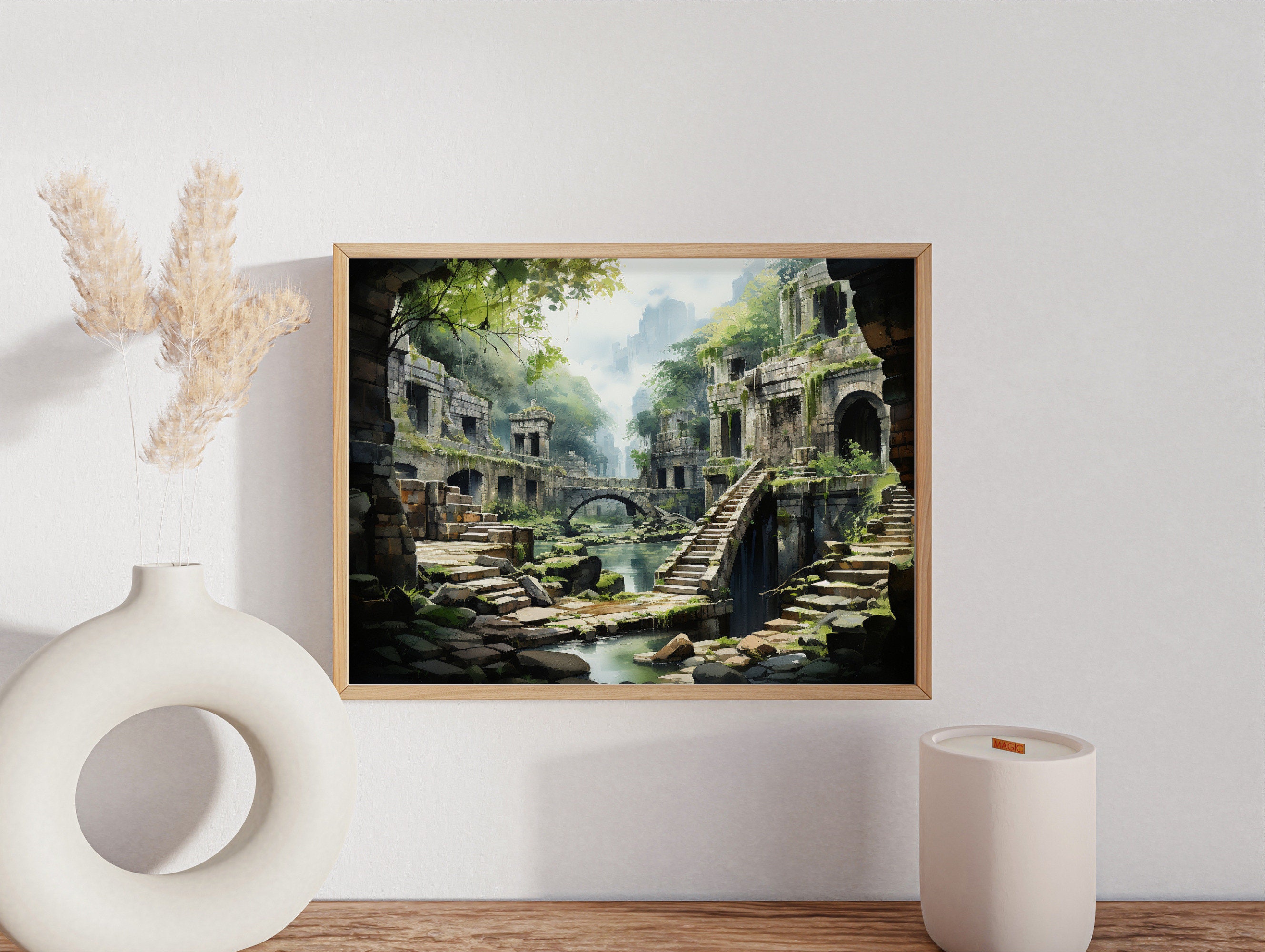 Tulum Painting Tulum Wall Art Tulum Poster Tulum Photo Digital Print ...