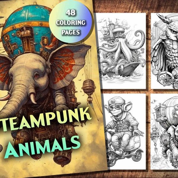 Steampunk Animals - Etsy