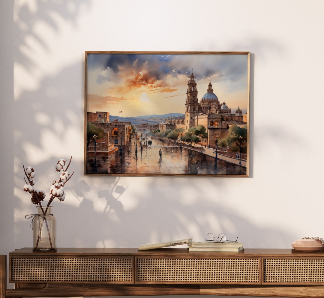 Morelia Painting Print Watercolor Morelia Wall Art Morelia Poster ...