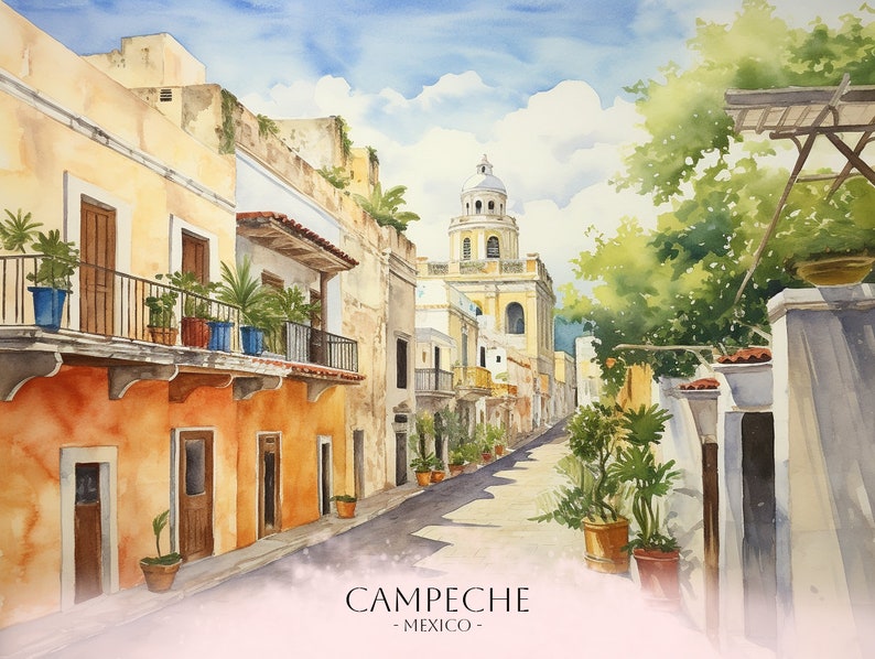 Campeche Painting Campeche Wall Art Campeche Poster Campeche Photo ...