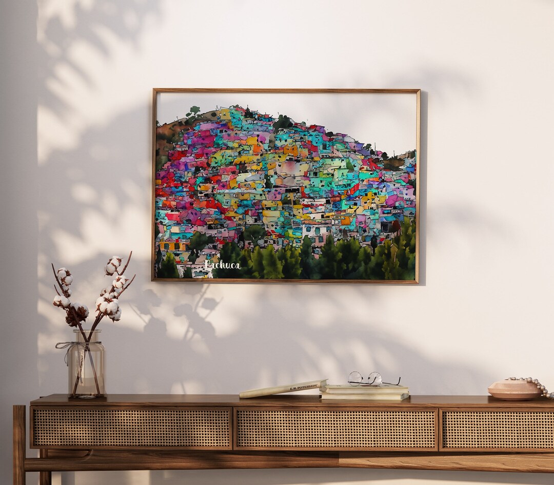 Pachuca Painting Poster Canvas Watercolor Oil Print Pachuca Wall Art ...