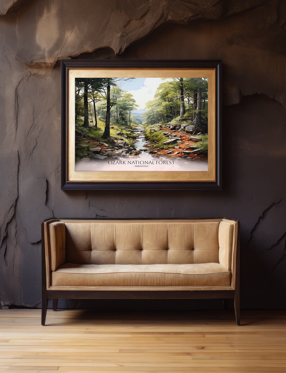 Ozark National Forest Painting Ozark National Forest Wall Art Ozark ...