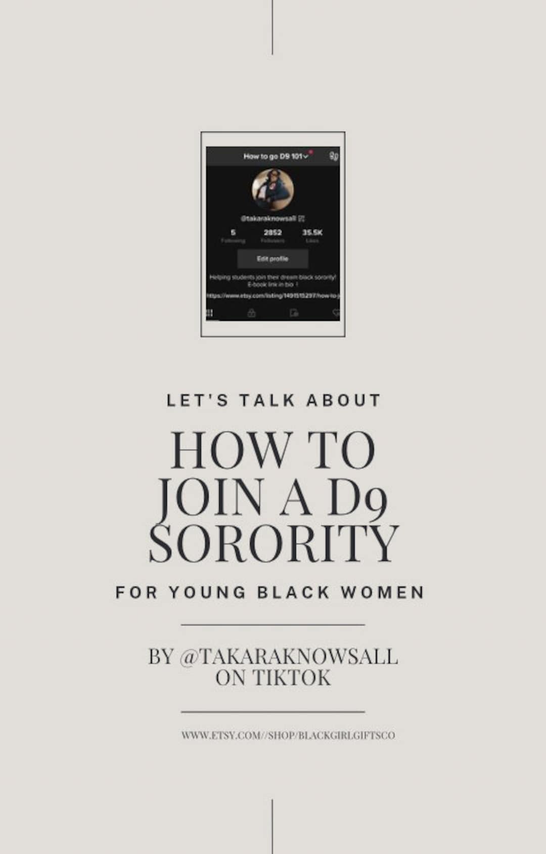 How to Join a D9 Sorority (VERSION 2) - Etsy