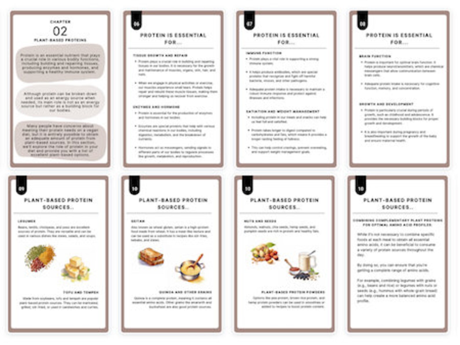 Downloadable Quick Guide to Plant-based Nutrition: Macronutrient - Etsy