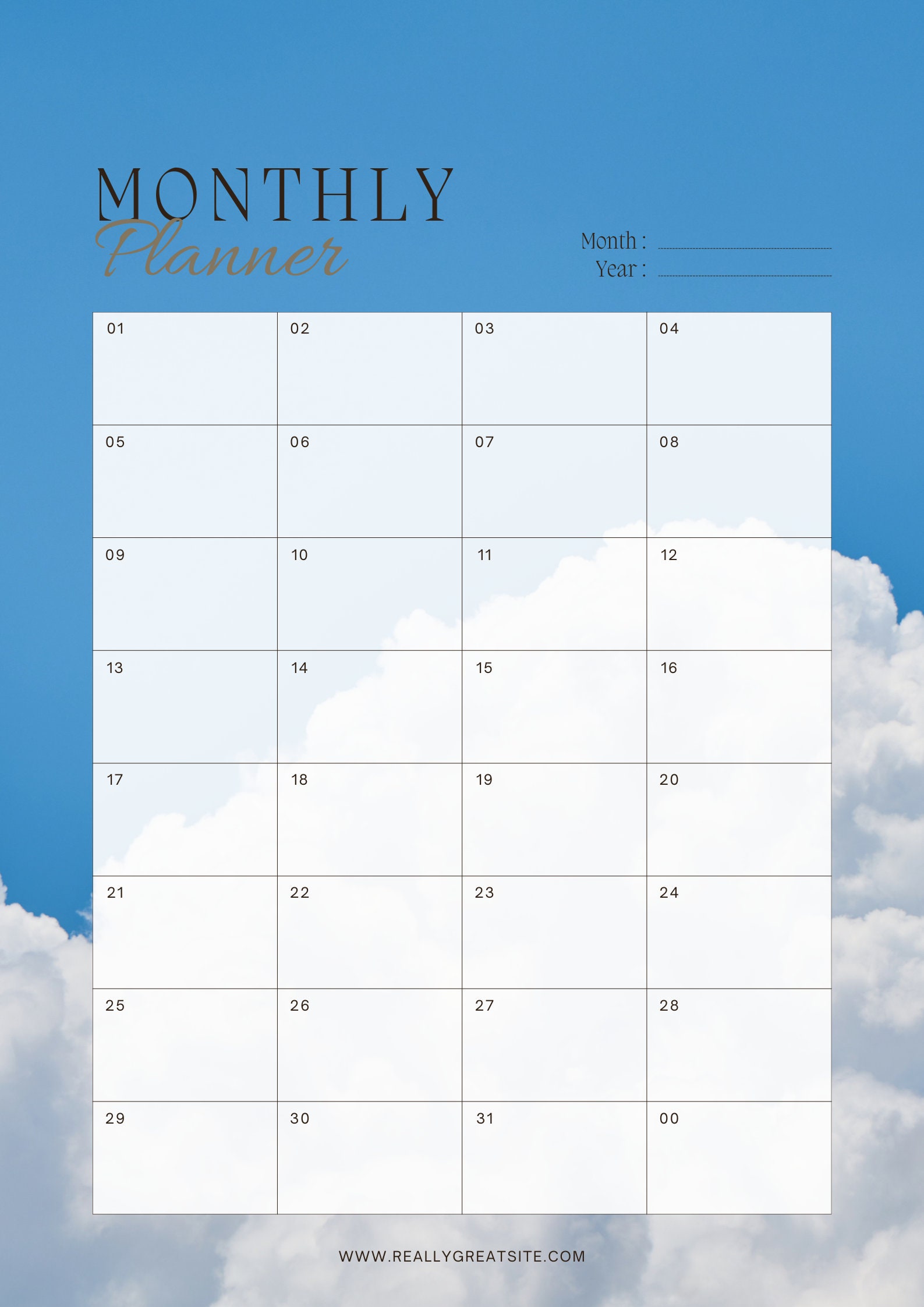 Digital Calendar - Etsy