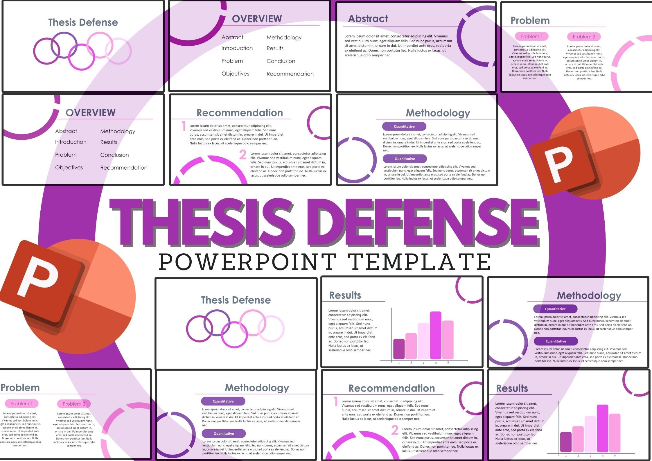 Minimal Clean Graduation Defense Powerpoint Template / Thesis Defense ...