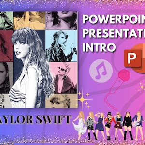 Taylor Swift Powerpoint Presentation Intro, Eras Tour Inspired ...