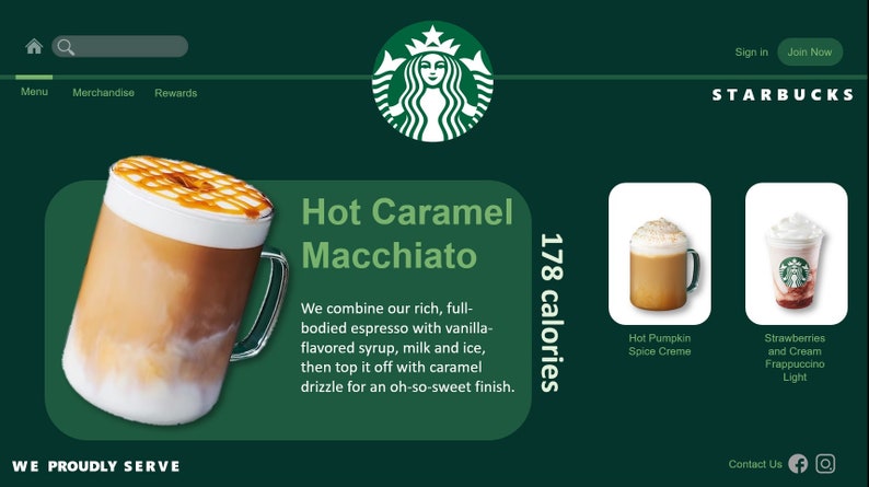 Starbucks Inspired Product Presentation Powerpoint Templates - Editable ...