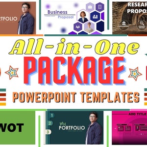 Affordable Powerpoint Templates Package: Business, Portfolio, Research ...