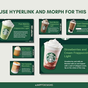 Starbucks Inspired Product Presentation Powerpoint Templates - Editable ...