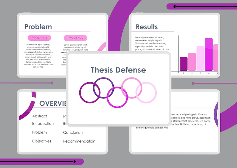 Minimal Clean Graduation Defense Powerpoint Template / Thesis Defense ...