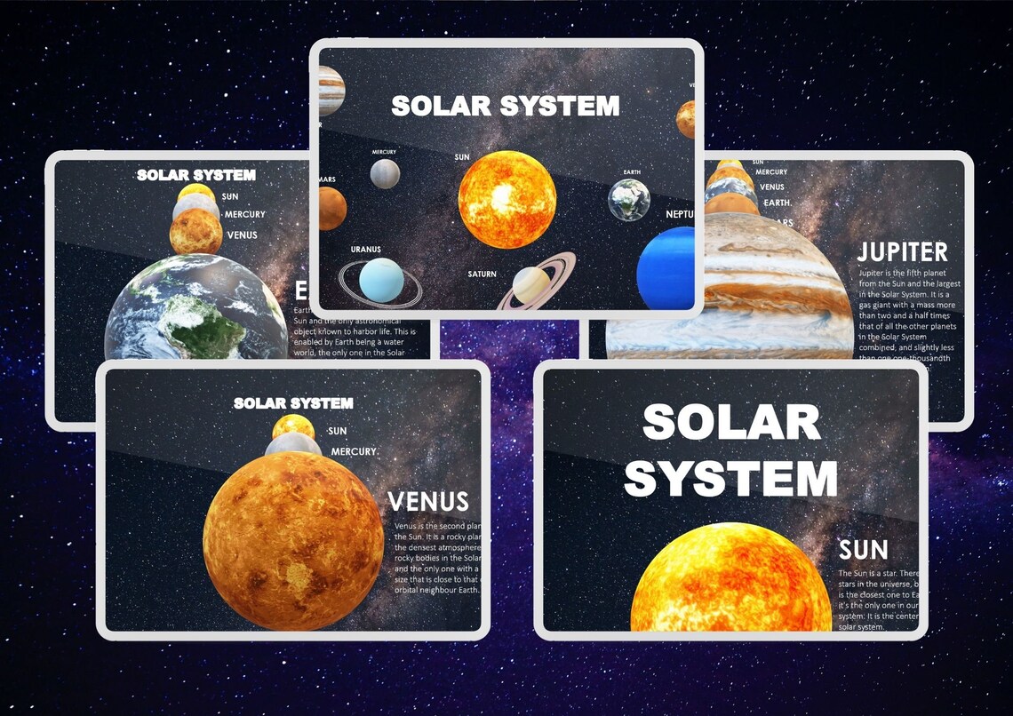 Kids Solar System Powerpoint Template, Solar System Kids, Education ...