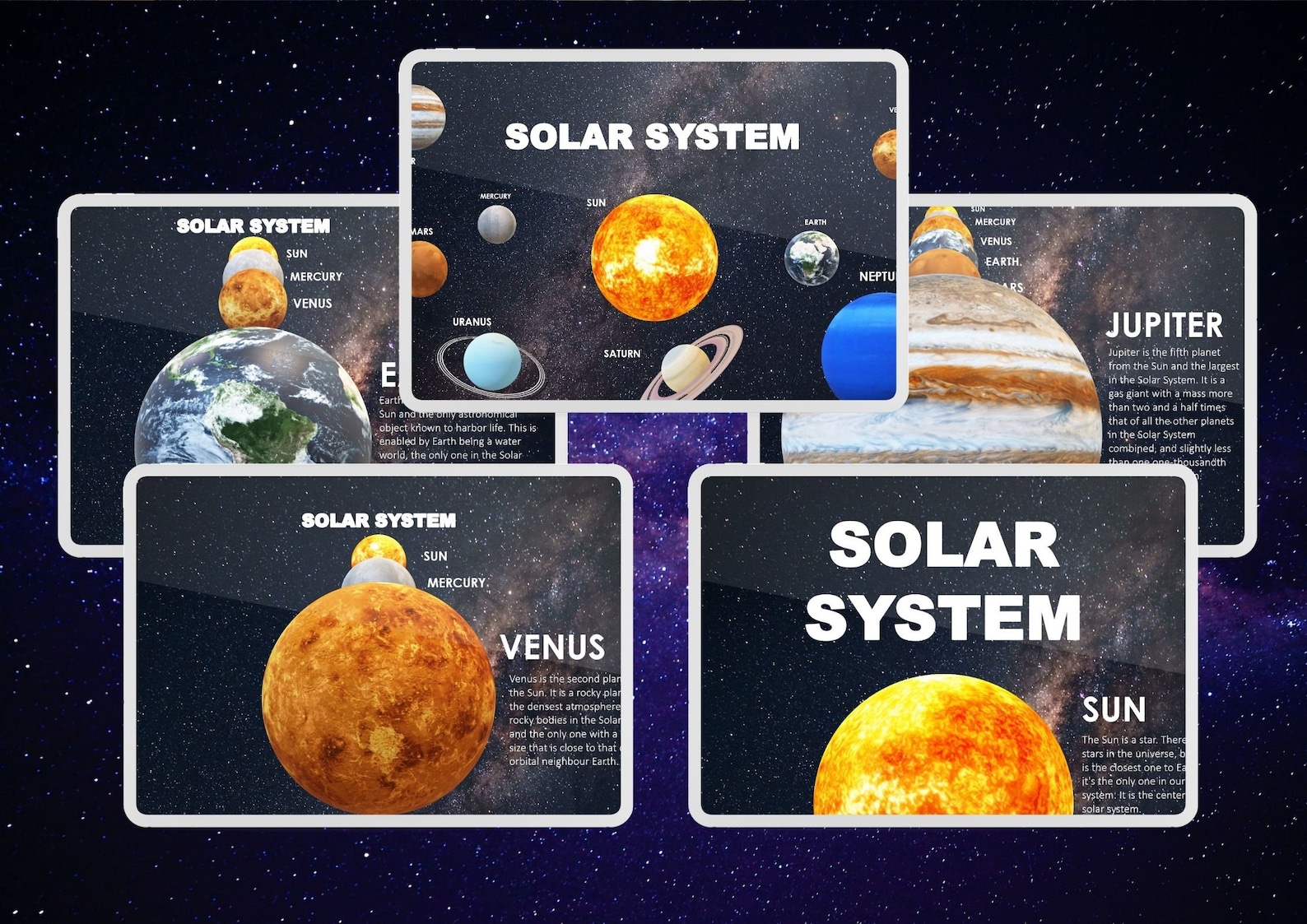 Kids Solar System Powerpoint Template, Solar System Kids, Education ...