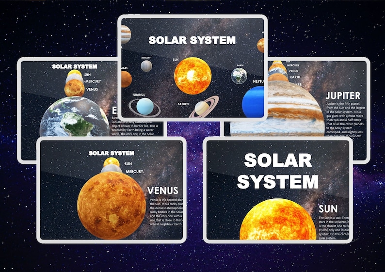 Kids Solar System Powerpoint Template, Solar System Kids, Education ...