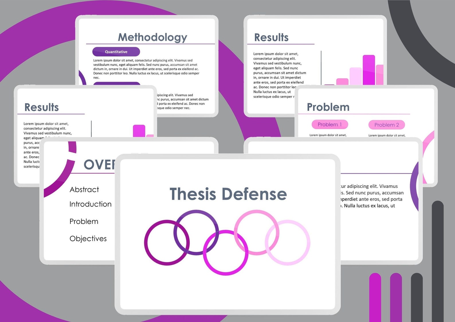 Minimal Clean Graduation Defense Powerpoint Template / Thesis Defense ...