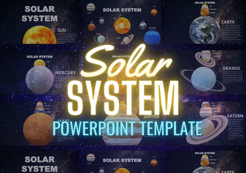 Kids Solar System Powerpoint Template, Solar System Kids, Education ...