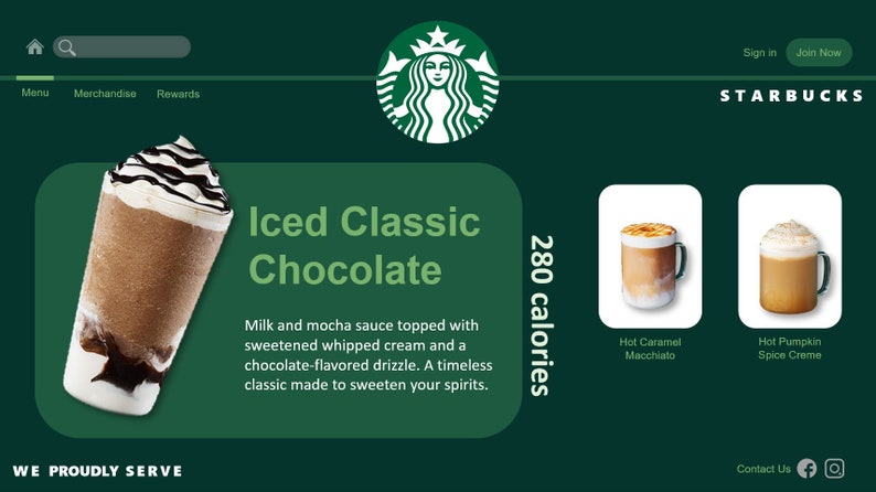 Starbucks Inspired Product Presentation Powerpoint Templates - Editable ...
