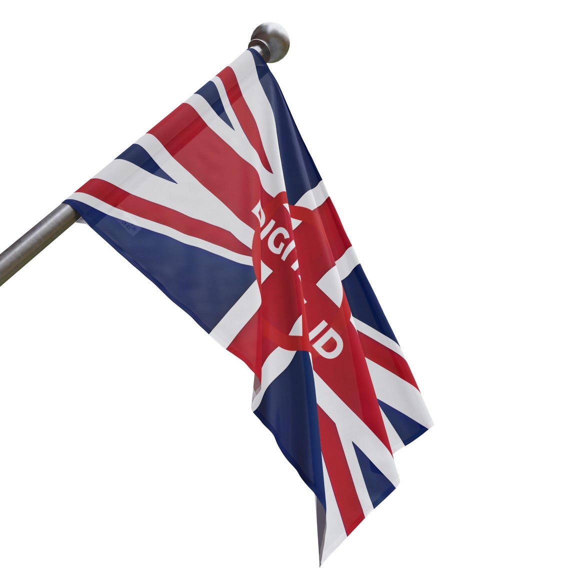 No Digital ID - Union Jack England Flag - Etsy