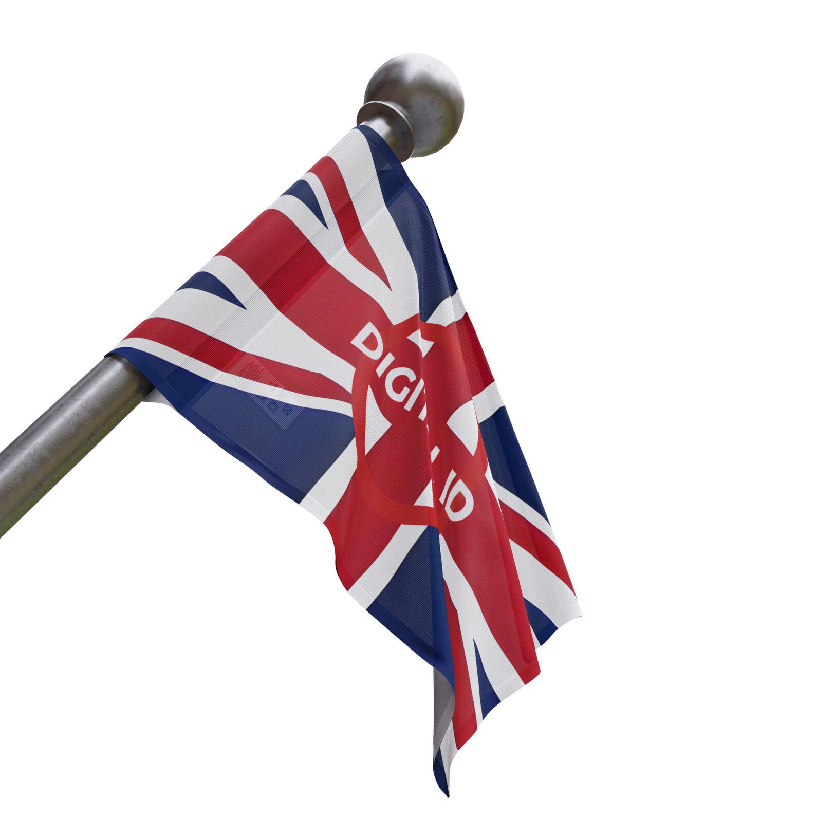 No Digital ID - Union Jack England Flag - Etsy
