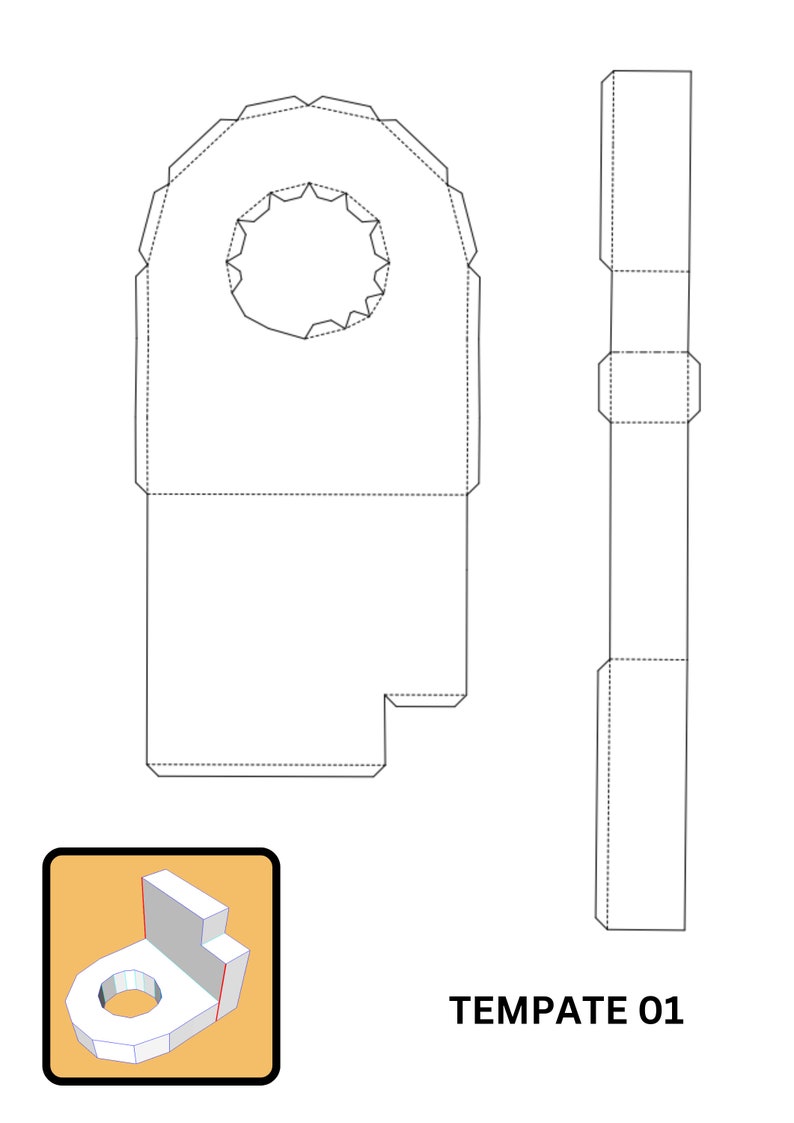 Easy CAD Toy Puzzle Papercraft Vol1 - Etsy