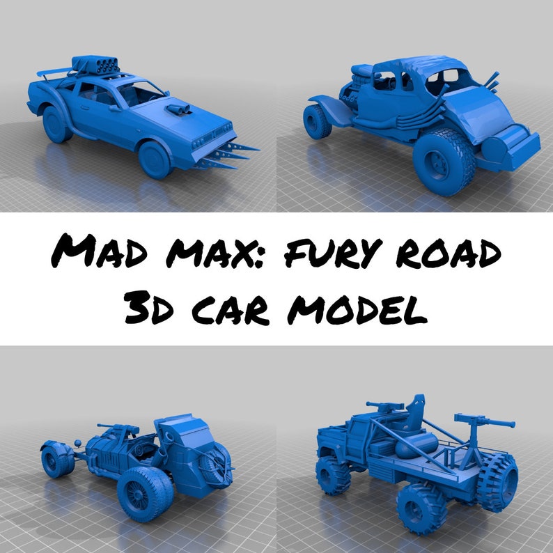 45 3d Car Model for 3d Printing, File Format: STL, Instant Download and ...