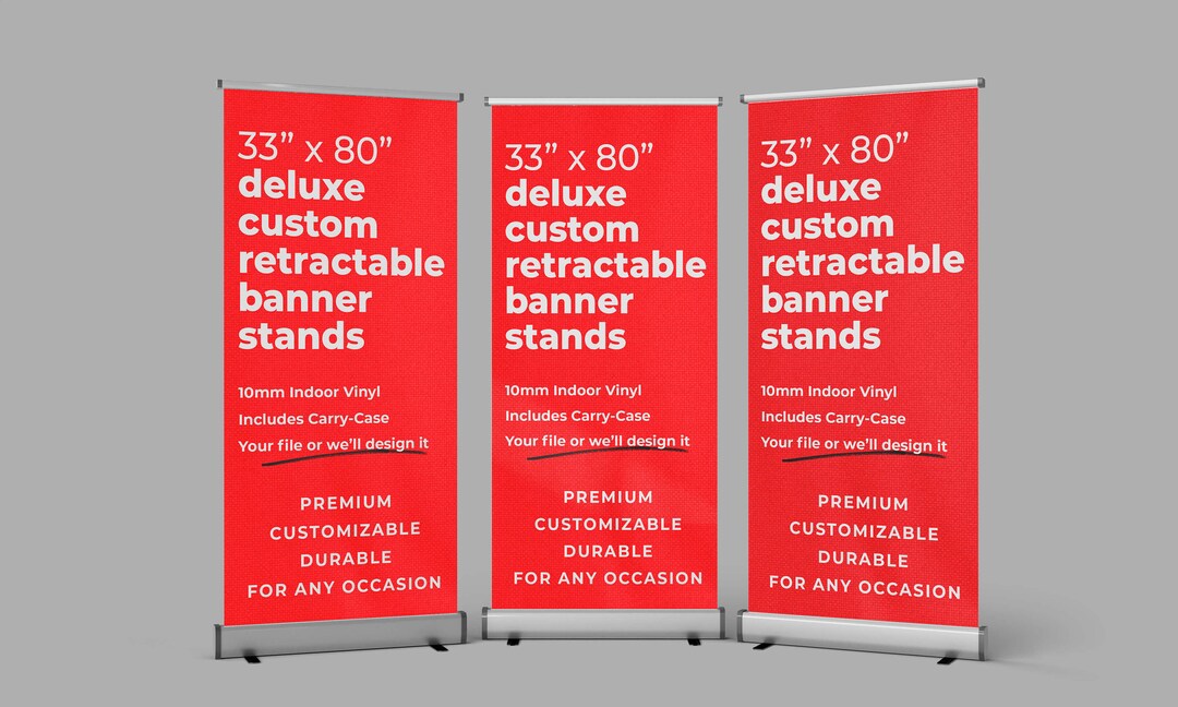 Premium Single-sided Retractable Banner Stands - High-quality Display ...