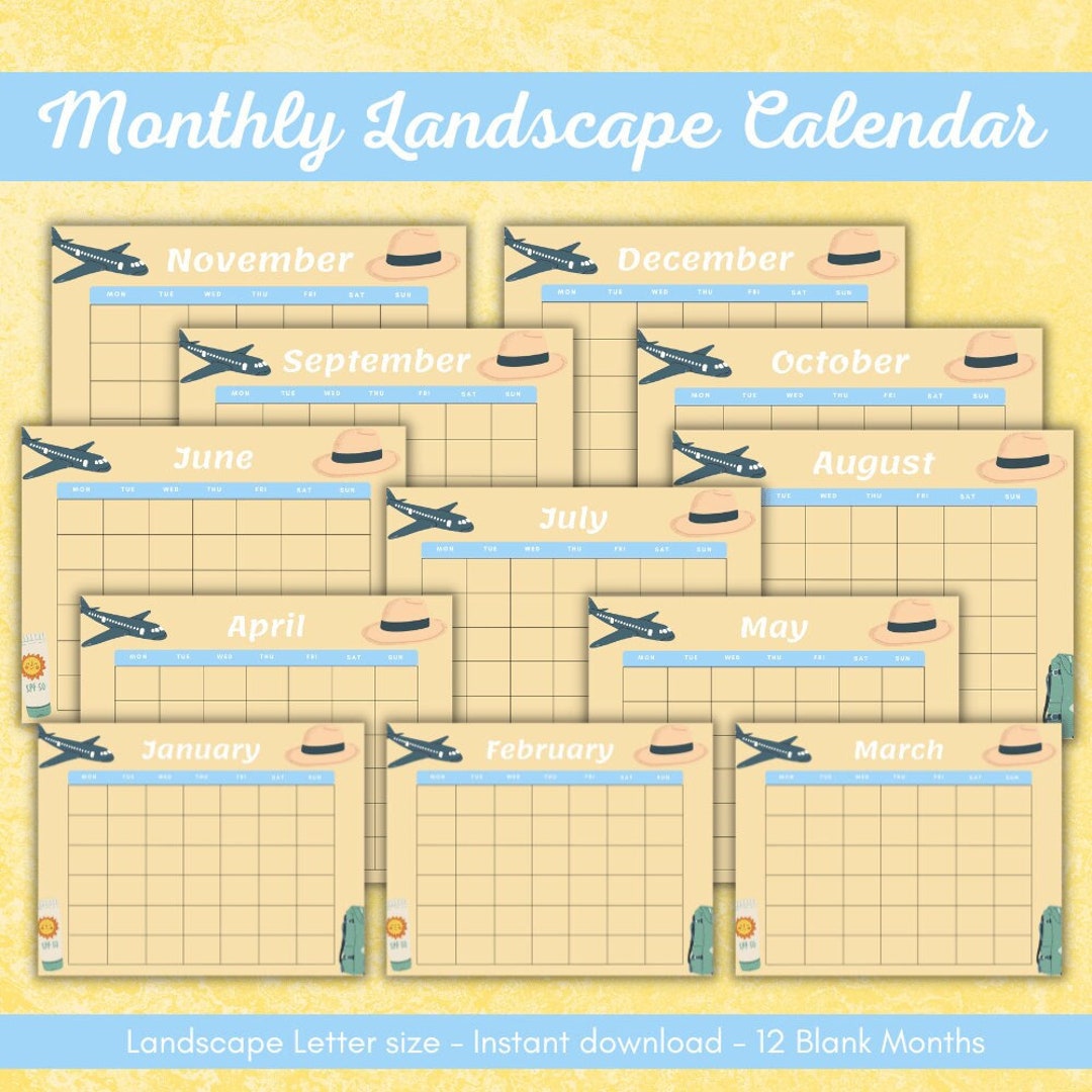 Summer Calendars | Planners & Calendars | Summertime | Vacation ...