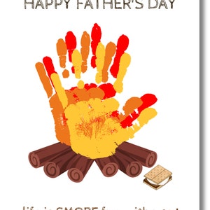 Father's Day Handprint BUNDLE | 10 Handprint Crafts | Footprint Crafts ...