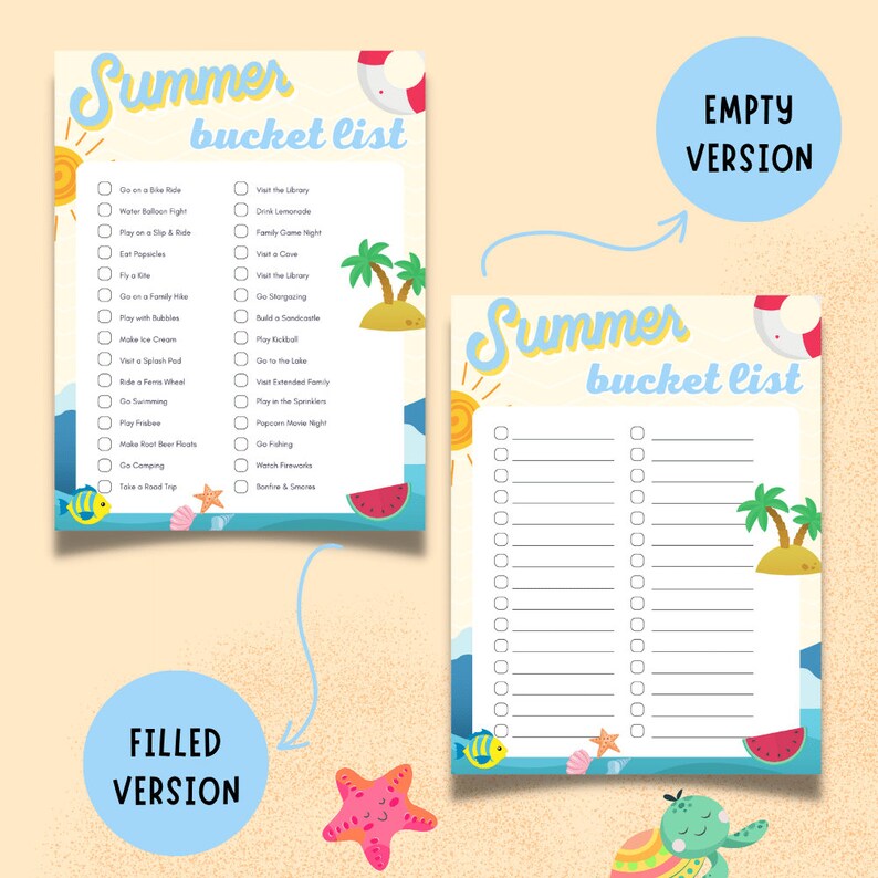 Summer Bucket List | Kids Activities | Summertime | Beach | the Great ...