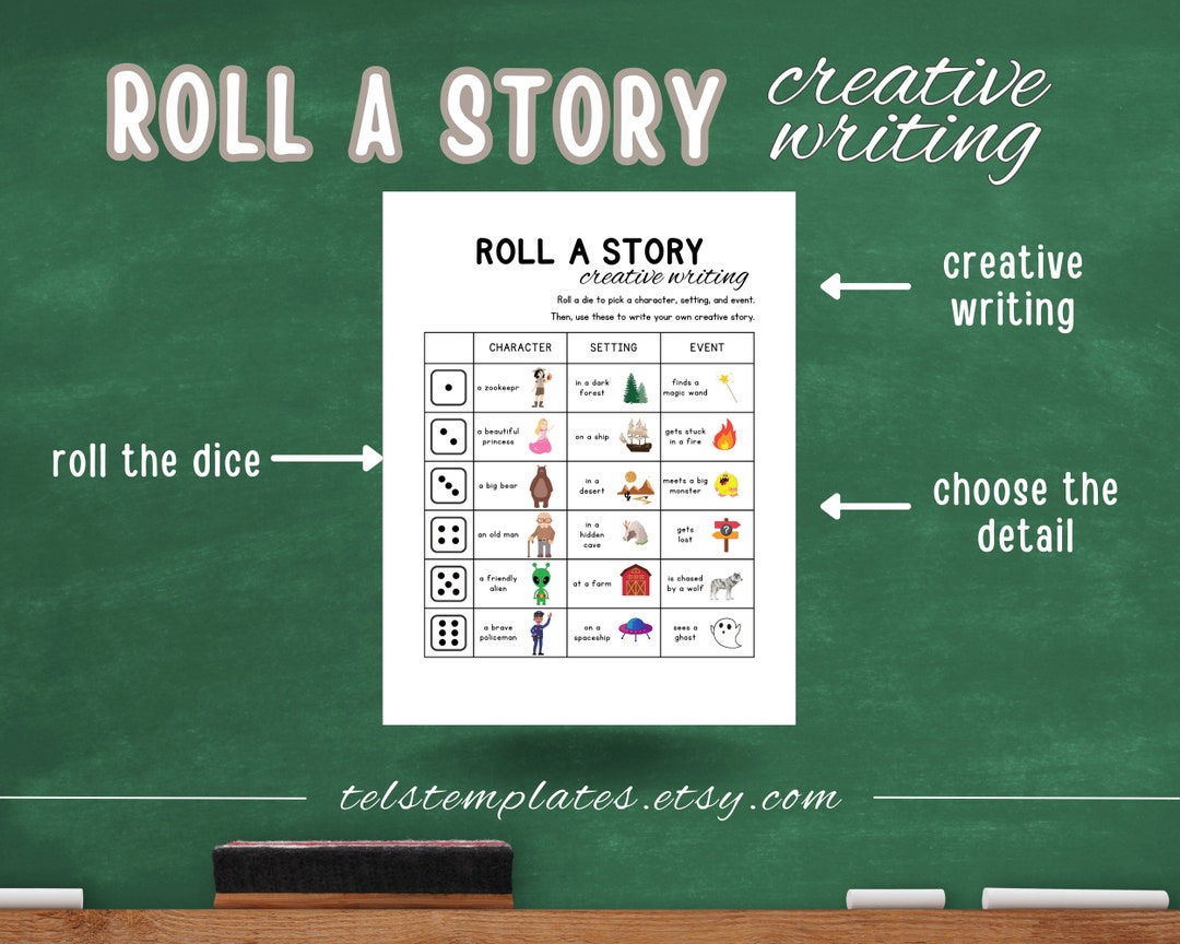 Roll a Story | Stories | Creative Writing | Writing Prompts | Roll the ...