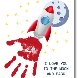 Father's Day Handprint BUNDLE | 10 Handprint Crafts | Footprint Crafts ...