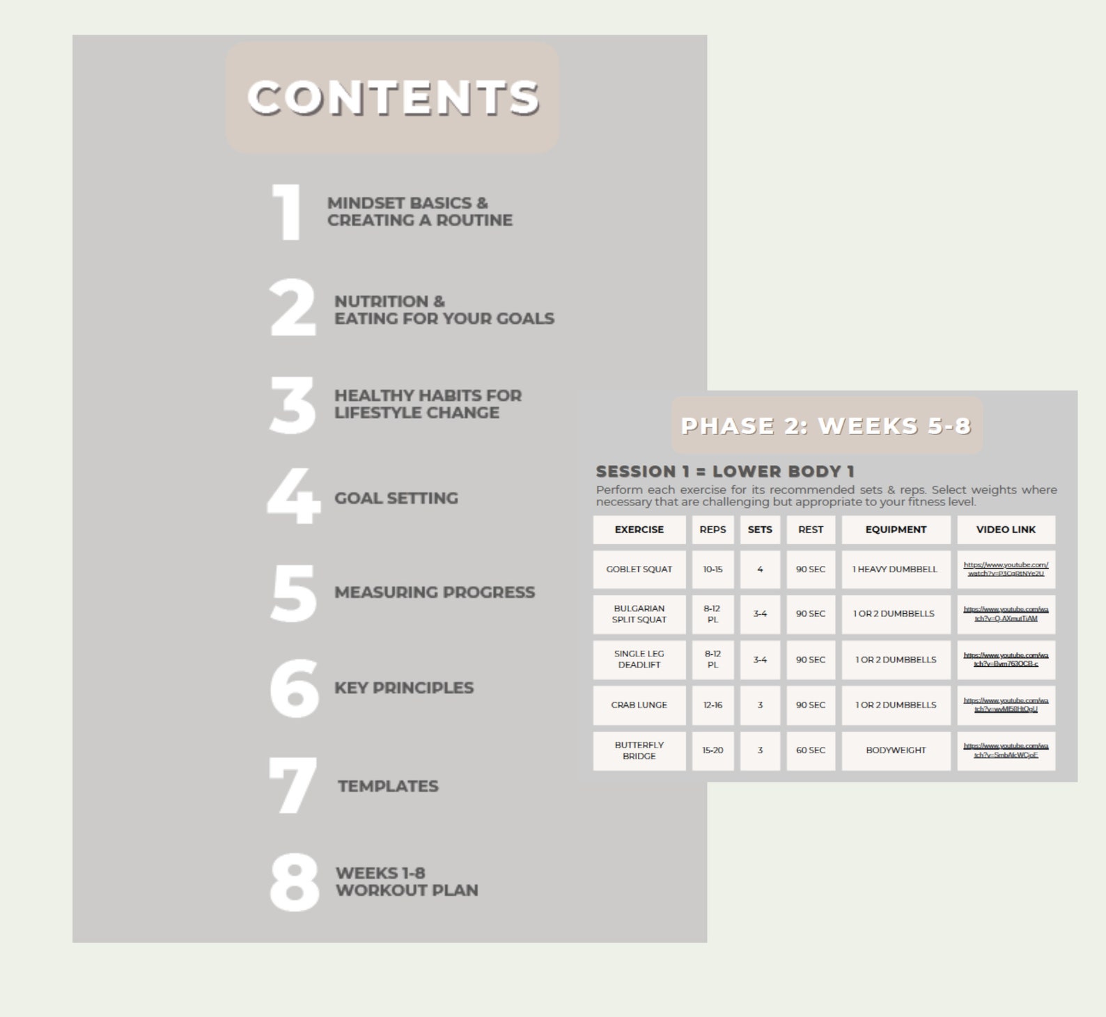 Fitness Challenge Ebook | 8 Week Challenge | Workout Plan | Beginner ...