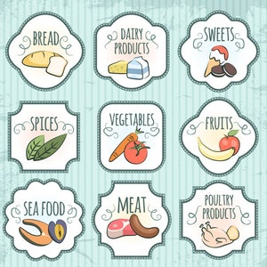 Kitchen Storage Labels - Etsy