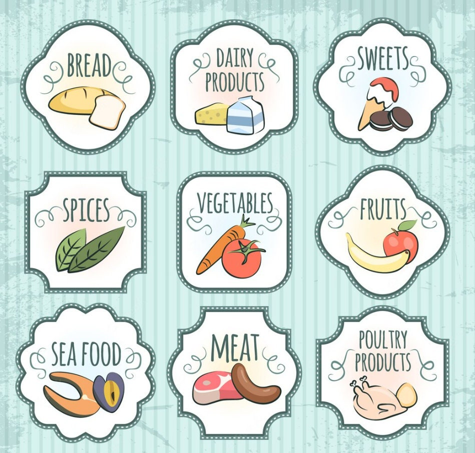 Kitchen Storage Labels - Etsy