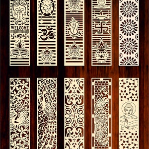 Decorative Panel,laser Cut Wood Panel, CNC Panel, Dxf Panel | Engraving ...