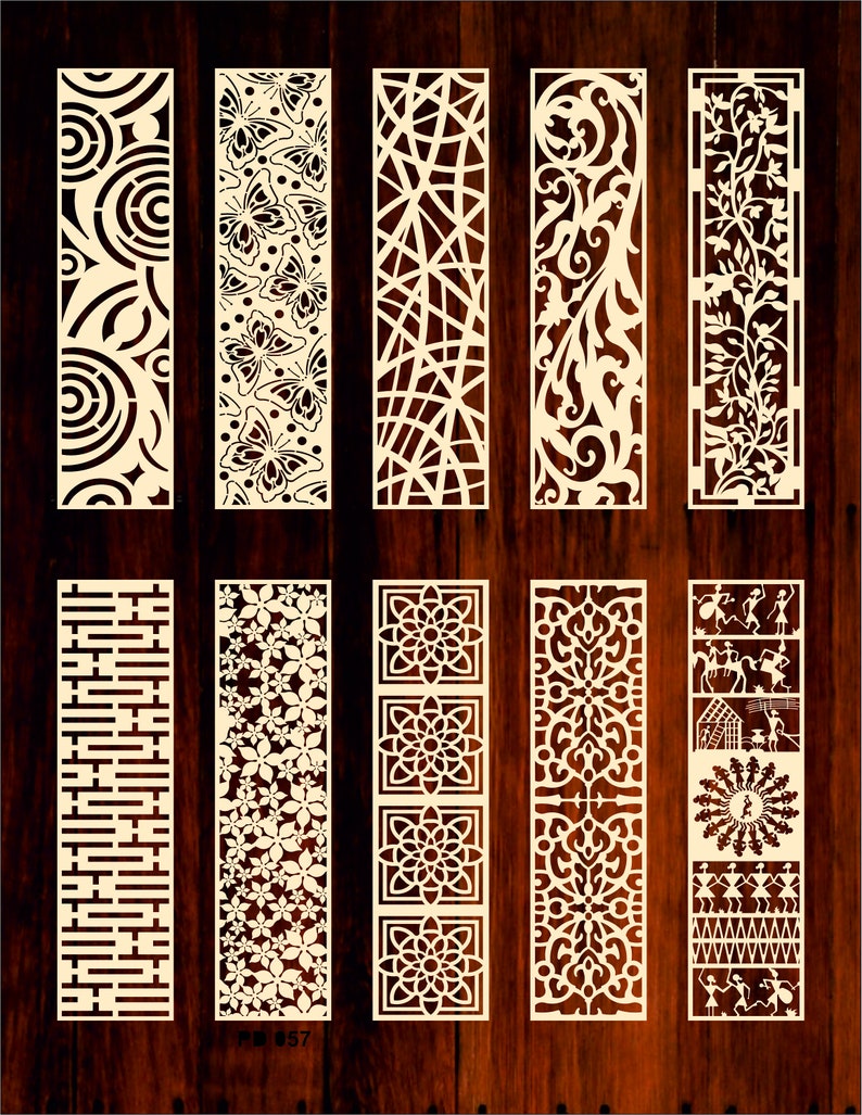 Decorative Panel,laser Cut Wood Panel, CNC Panel, Dxf Panel | Engraving ...