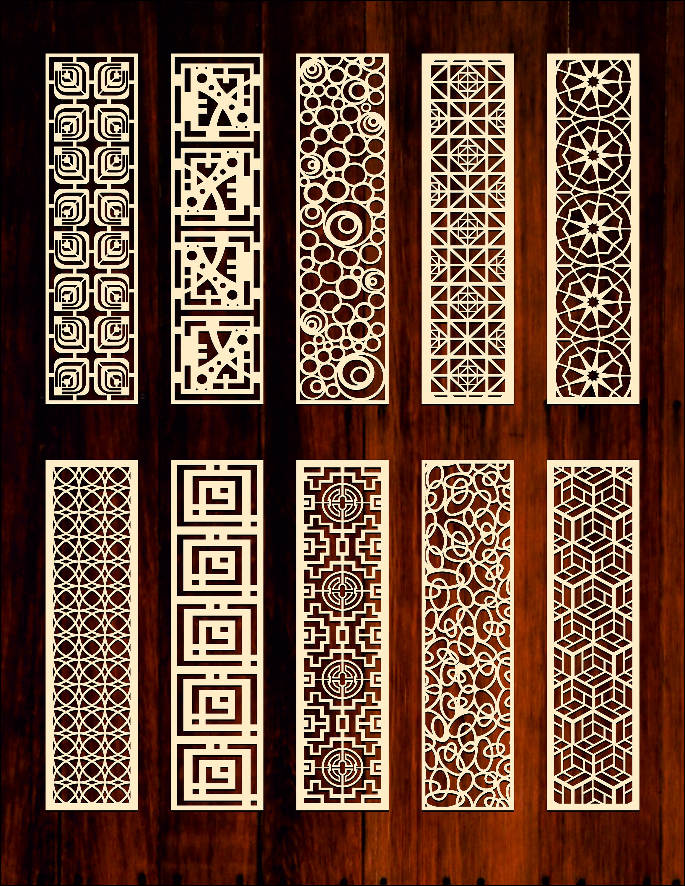 Decorative Panel,laser Cut Wood Panel, CNC Panel, Dxf Panel | Engraving ...