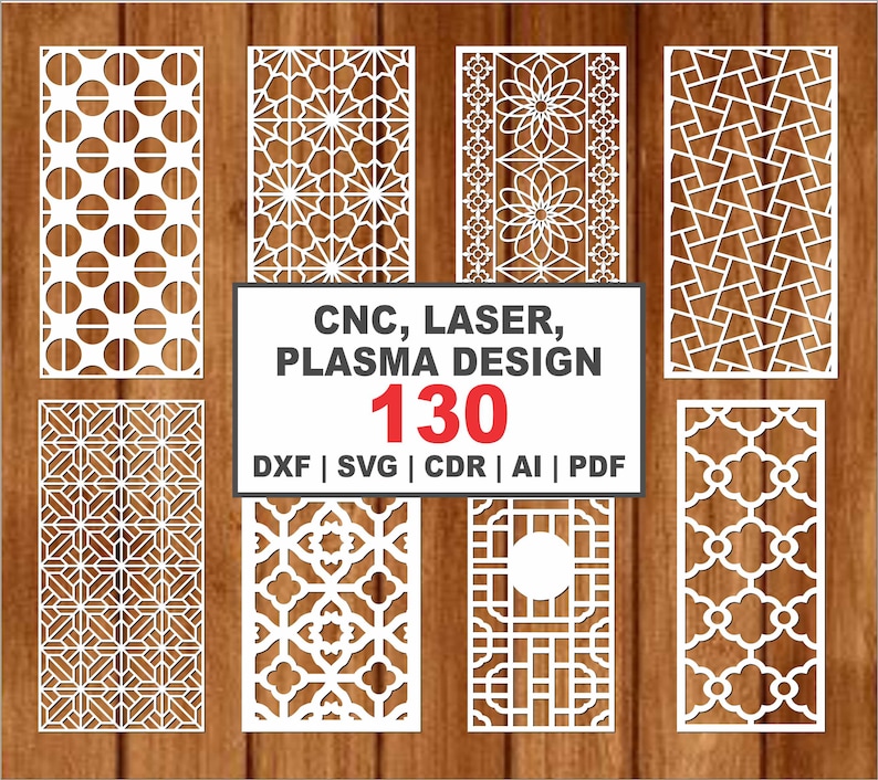Dxf Panel, Laser Cut Wood Panel, SVG, CNC, Dxf Files, Engraving SVG ...