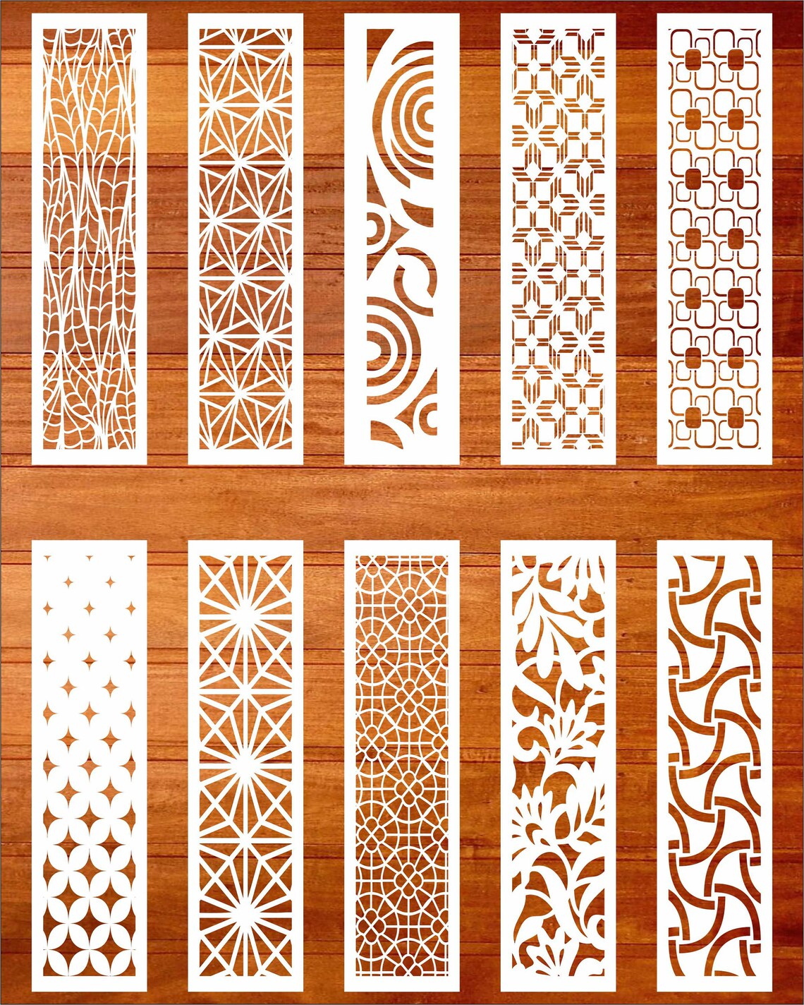 Decorative Panel Laser Cut Wood Panel, CNC Panel, Dxf Panel | Engraving ...