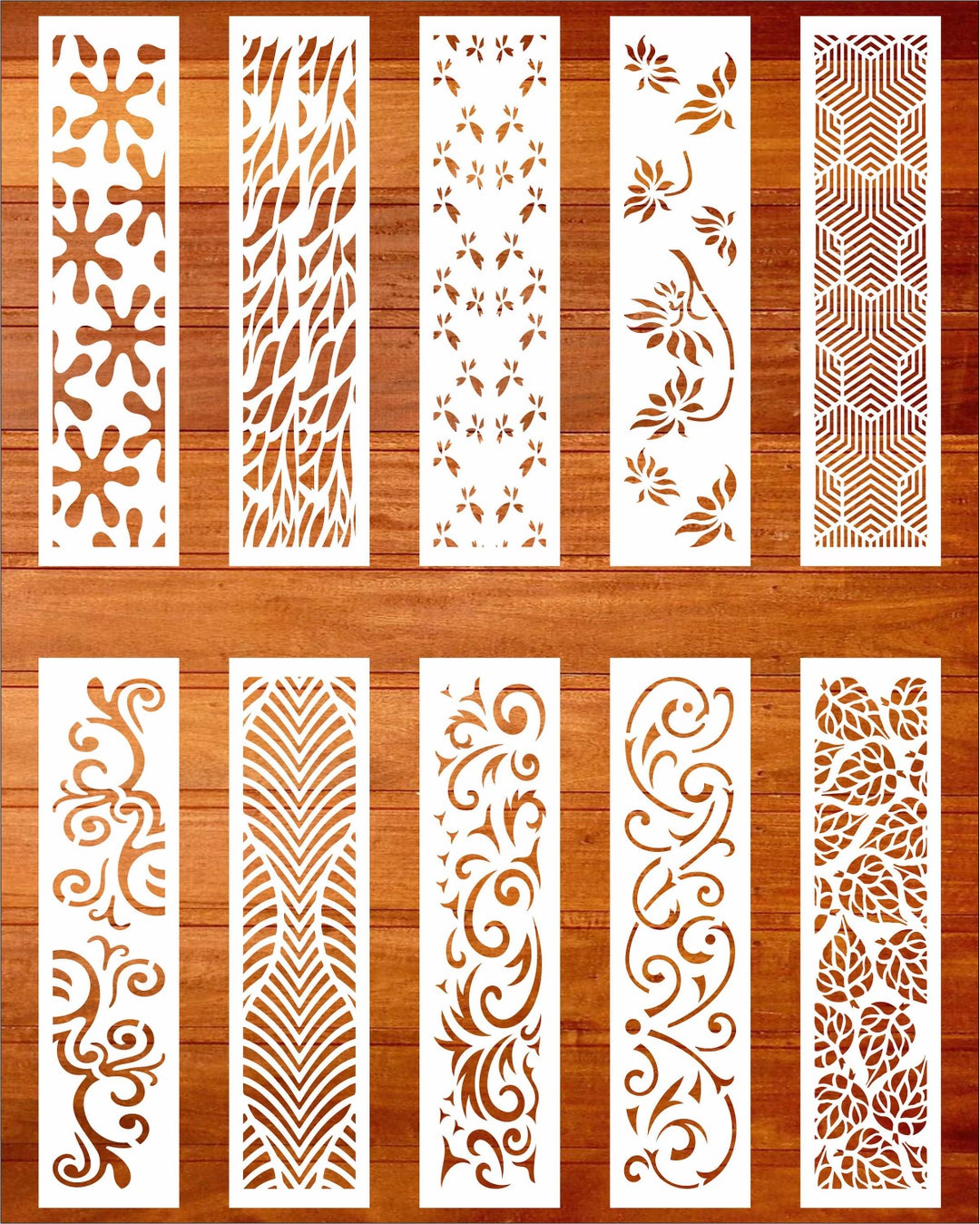 Decorative Panel Laser Cut Wood Panel, CNC Panel, Dxf Panel Engraving ...