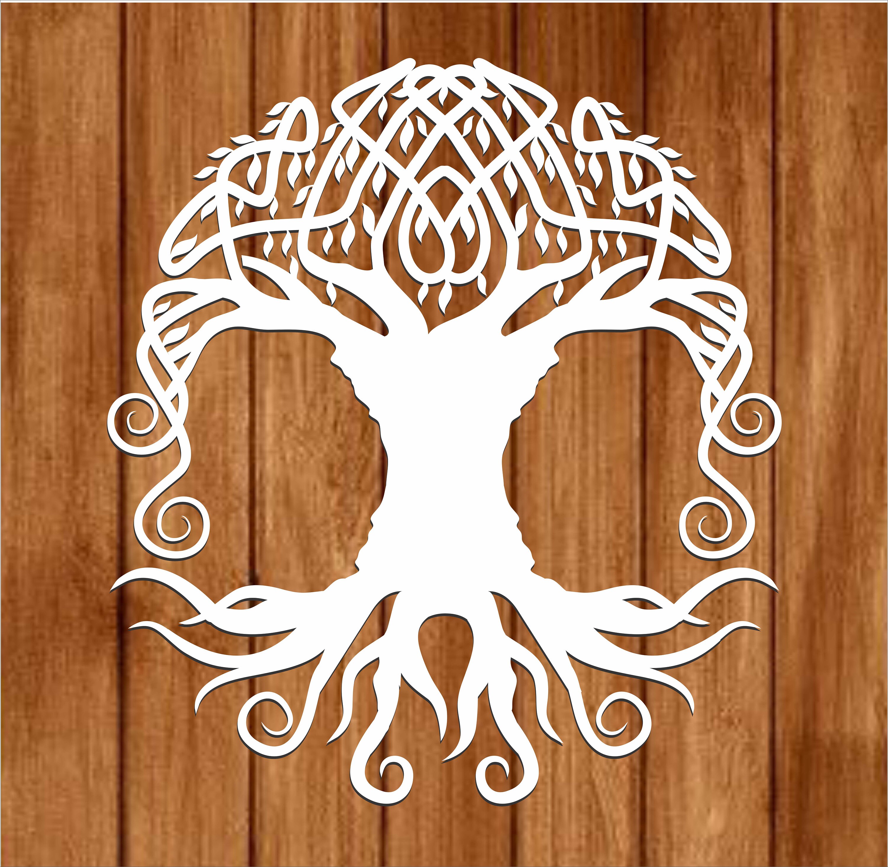 Celtic Trees Mega Bundle SVG Trees and Monograms for Cricut, CNC, Laser ...