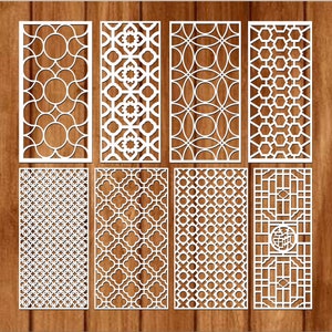 Dxf Panel, Laser Cut Wood Panel, SVG, CNC, Dxf Files, Engraving SVG ...