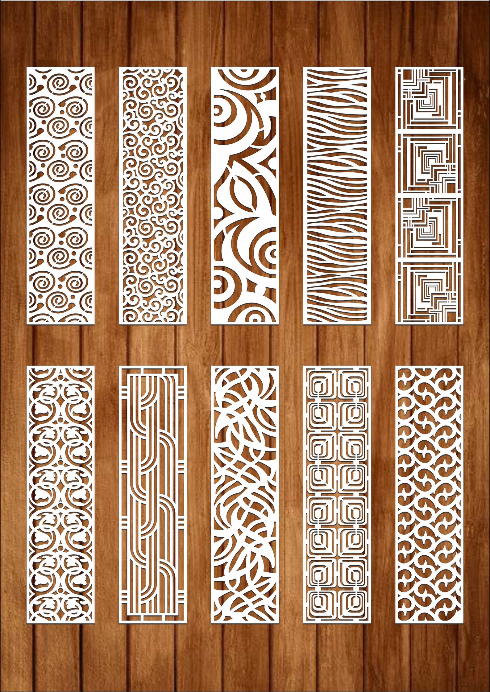 Decorative Panel,laser Cut Wood Panel, CNC Panel, Dxf Panel | Engraving ...