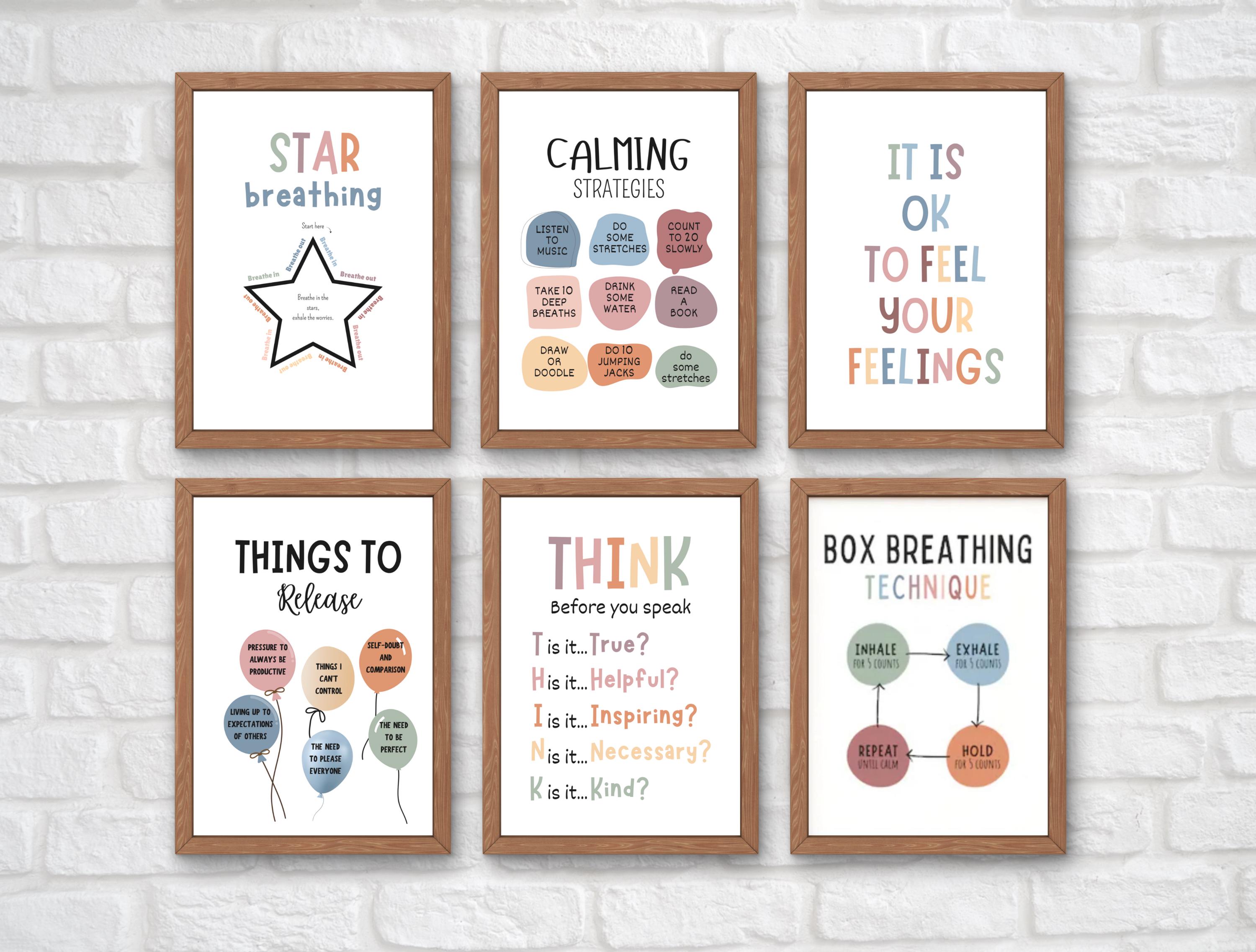 18 Calming Corner Bundle Printable, Classroom Calm Down Kit ...
