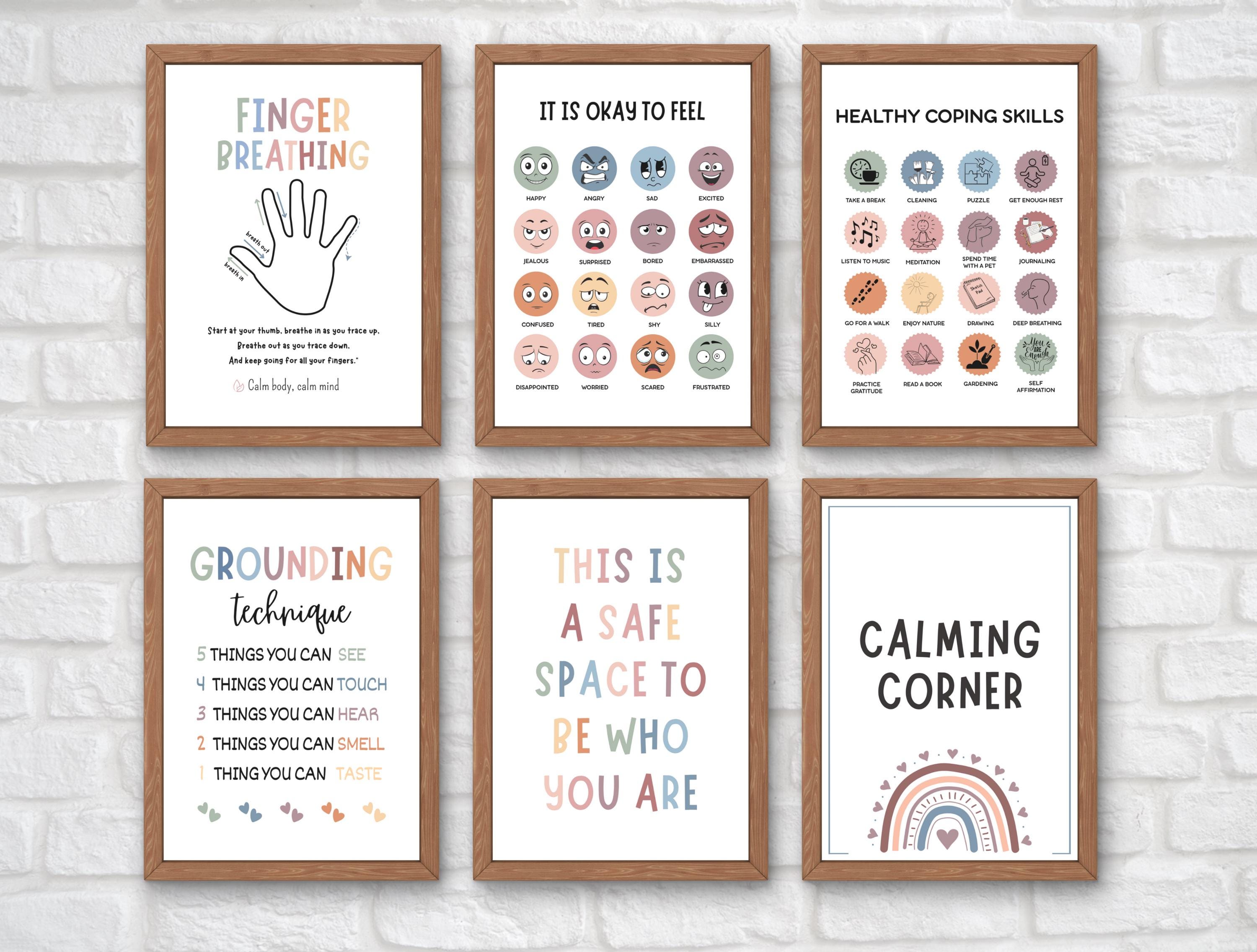 18 Calming Corner Bundle Printable, Classroom Calm Down Kit ...