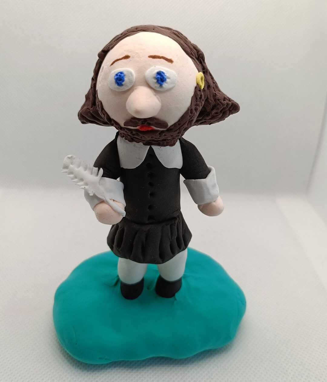 William Shakespeare Handmade Clay Model - Etsy