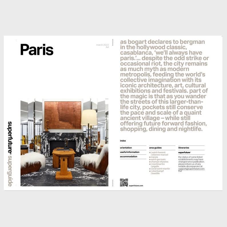 Paris Travel Guide | Superfuture® - Etsy