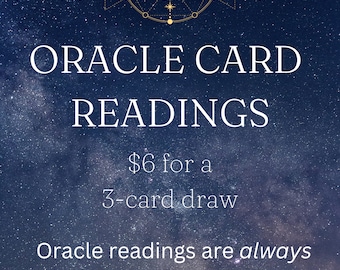 Oracle Card Reading - Etsy