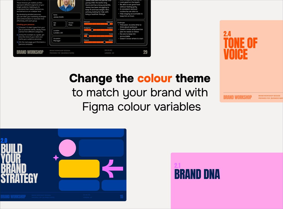Personal Brand Strategy Workshop: Creative Exercise Guide for Figma ...